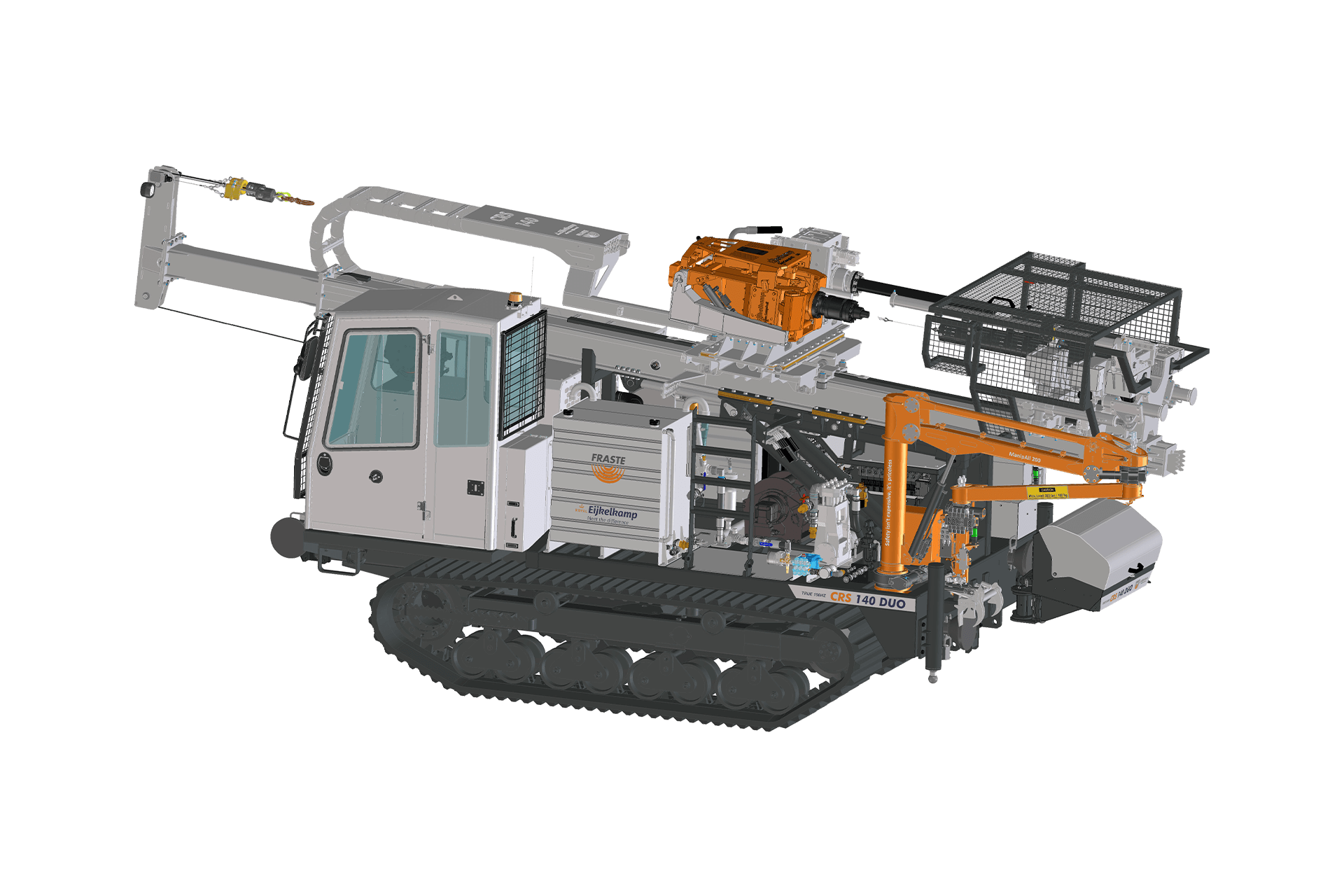 CRS 140 DUO Sonic Rig on a Terramac Crawler Carrier | Royal Eijkelkamp