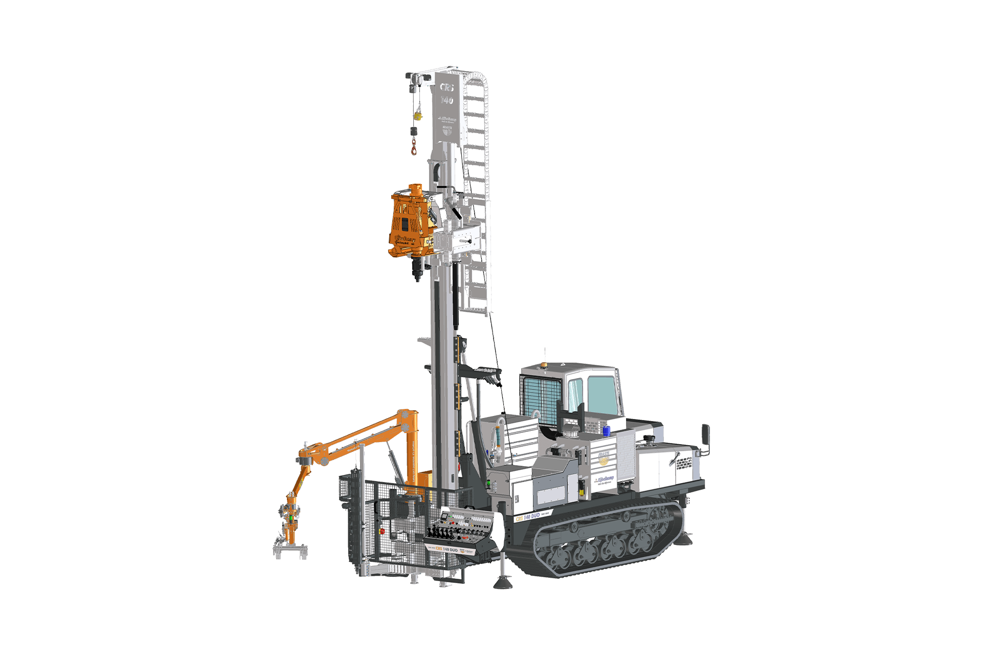 CRS 140 DUO Sonic Rig on a Terramac Crawler Carrier | Royal Eijkelkamp